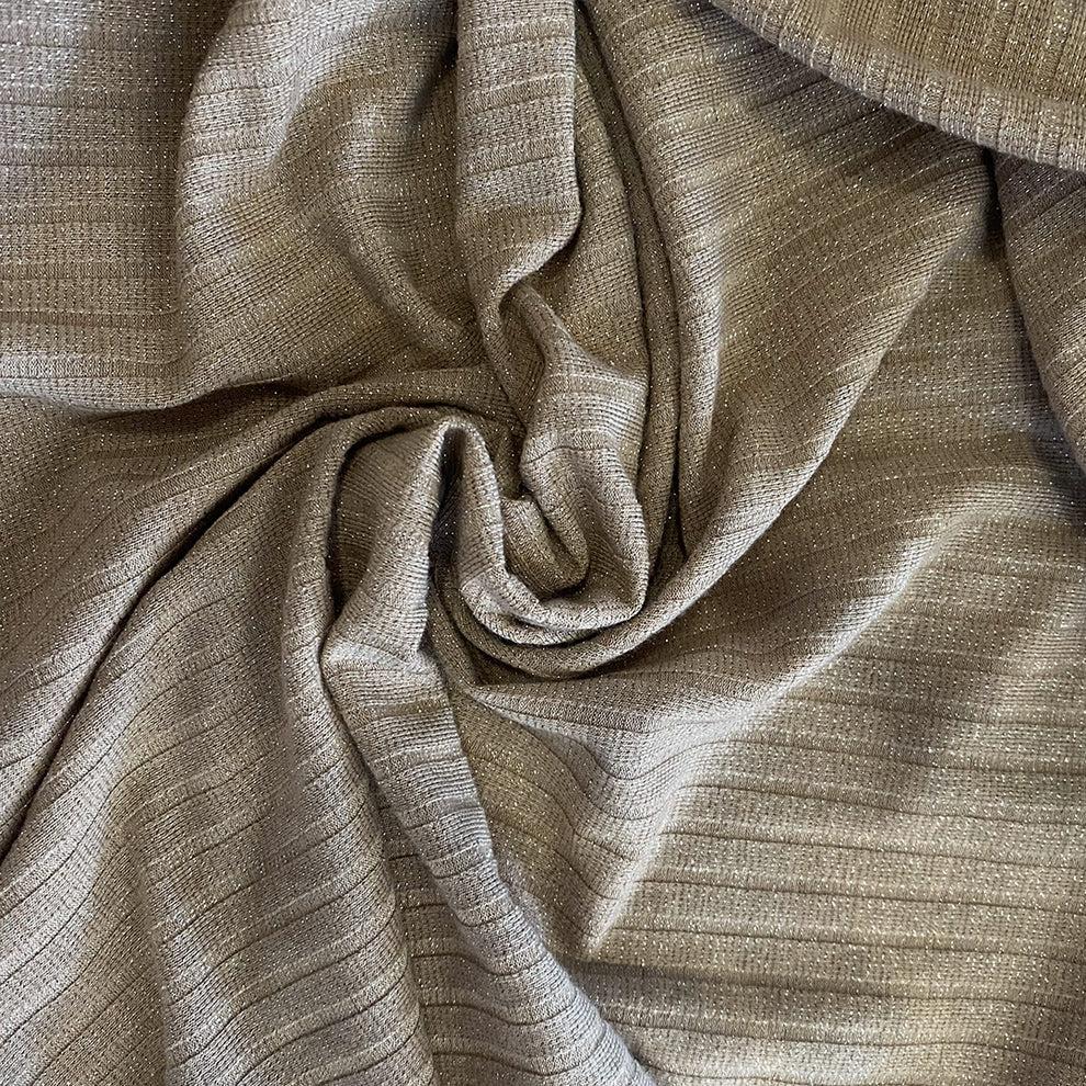 Tela Jersey Punto Poliéster Lurex Rib Canutón Hachi Lurex – ZOH Textil